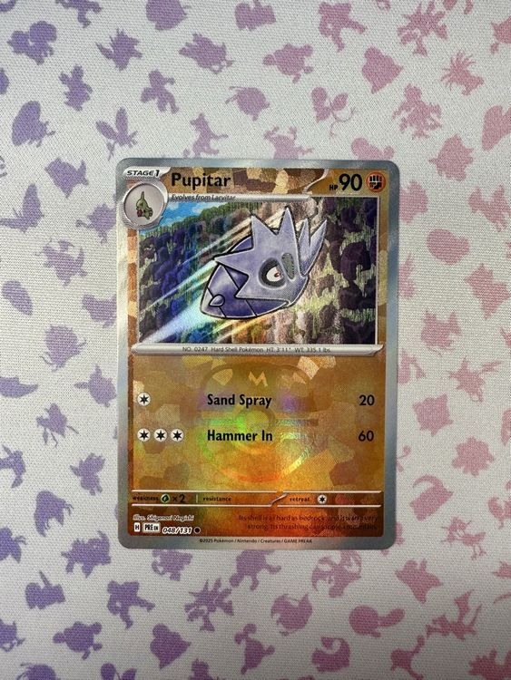 Pokemon Pupitar Masterball Prismatic Evolutions (Neu (gemäss ...
