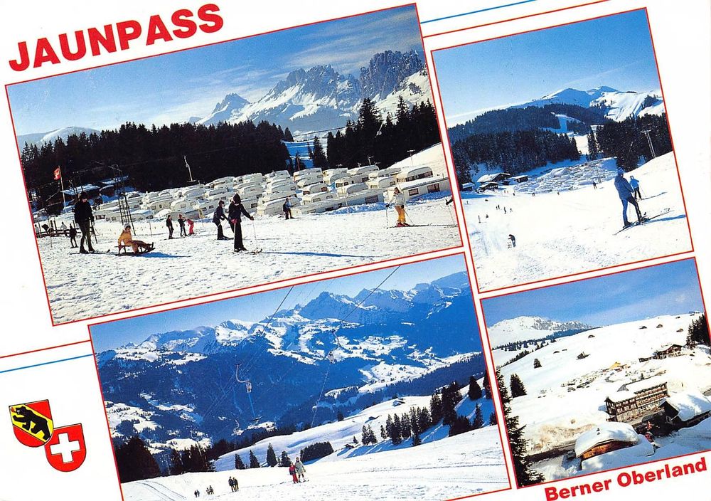 Jaunpass 4 Bild Winterkarte Camping (Gebraucht) in Bichelsee für CHF 16 ...