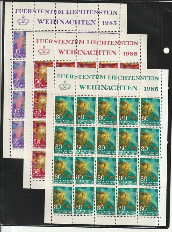 LI -19785/ 3xBogen** / Z-Nr. 824-26 / Frankaturware 33.- (Gebraucht) in ...