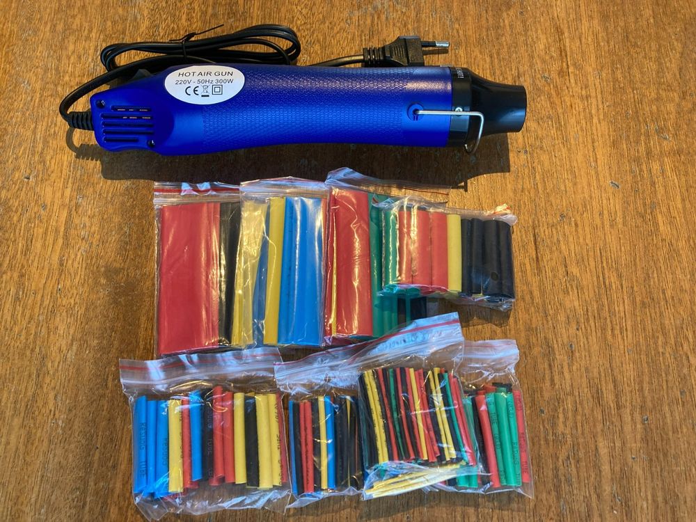 Heissluftföhn 300W inkl. Schrumpfschlauch (Neu und originalverpackt) in Widnau für CHF 18 – mit ...