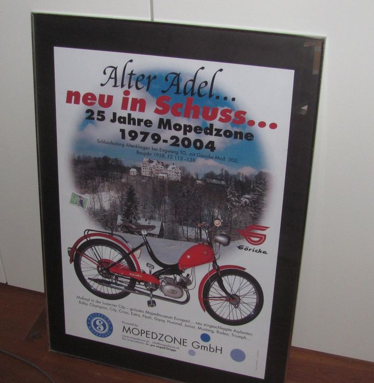 Plakat von Mopedzone 42x60, für Mofafreunde, Töffli-Fans | Kaufen auf ...