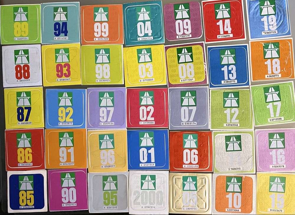 Vignetten Sammlung 1.Jahr 1985 -2019, 30 Stück, Zustand io (Gebraucht ...