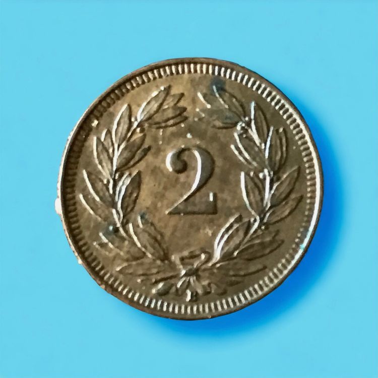 Schweiz 2 Rappen Jahrgang 1918 VZGL (Gebraucht) in Winterthur für CHF 4 – mit Lieferung auf ...