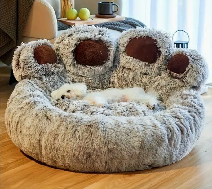 Rundes Hundebett,Katzenbett Plüsch Sofa,Polsterbett Gr.XXL (Neu und originalverpackt) in ...