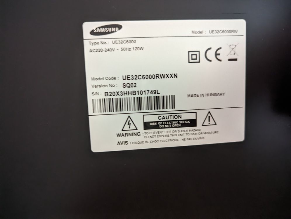 Samsung UE32C6000 inklusive HAMA Wandhalterung (Gebraucht) in St ...