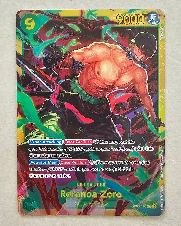 One Piece SEC Roronoa Zoro (OP06-118) (V.1) (Neu (gemäss Beschreibung ...