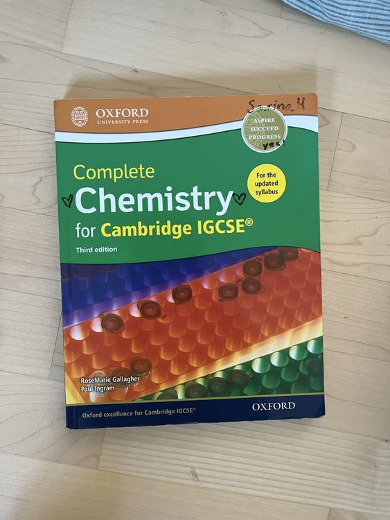 Complete Chemistry for Cambridge IGCSE Third Ed. (Gebraucht) in Zürich ...