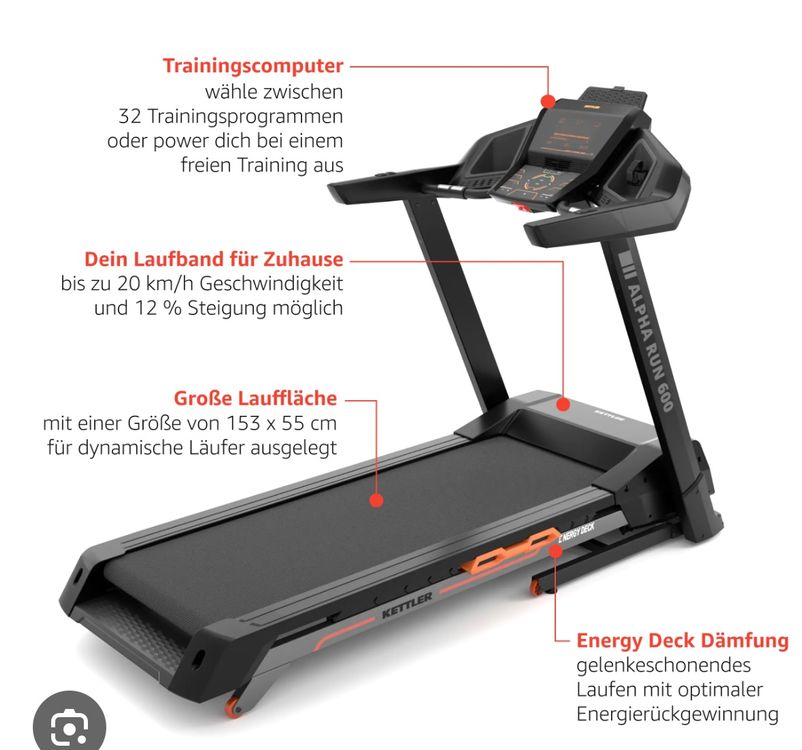 Kettler Laufband Alpha Run 600 | Kaufen auf Ricardo
