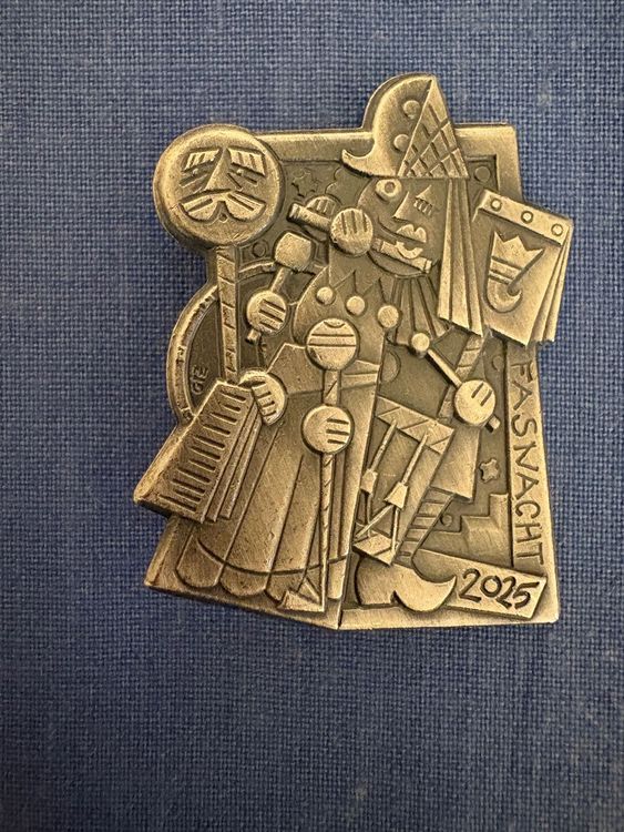 Fasnacht-Plakette - Basel - 2025 - silber | Kaufen auf Ricardo
