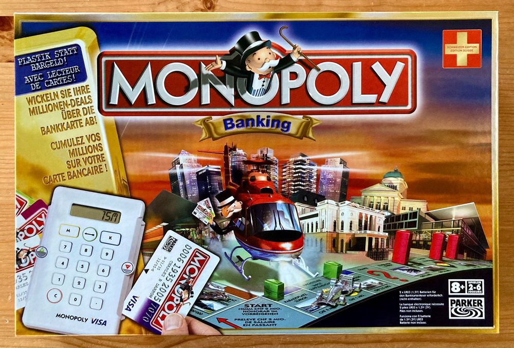 Monopoly Banking Swiss Edition (NEU, Parker-Spiel von 2006) (Neu und originalverpackt) in Zürich ...