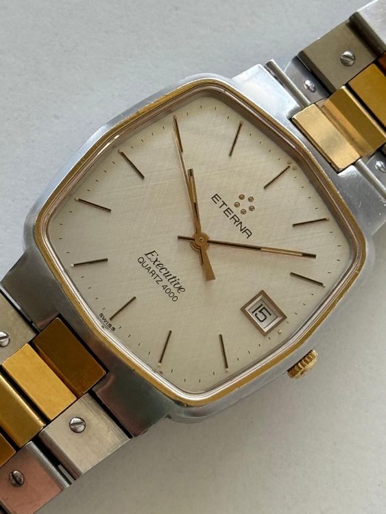 Eterna Executive Quartz 4000, Bicolor Armbanduhr (Gebraucht) in ...