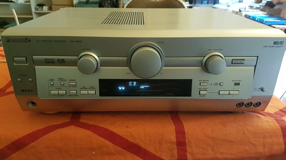 Panasonic SA-HE90 Heimkino Receiver Verstärker (Gebraucht) in Bubikon für CHF 3 – nur Abholung ...