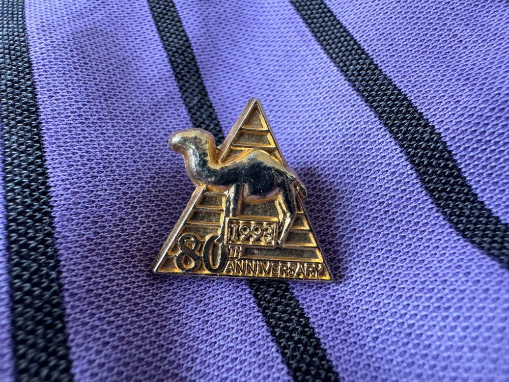 Vintage Camel 1998 80TH anniversary pin pins | Kaufen auf Ricardo
