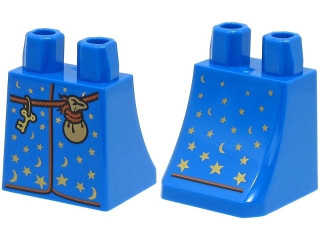 LEGO 36036pb036 Lower Body, Skirt with Wizard Robe with Gold (Neu ...