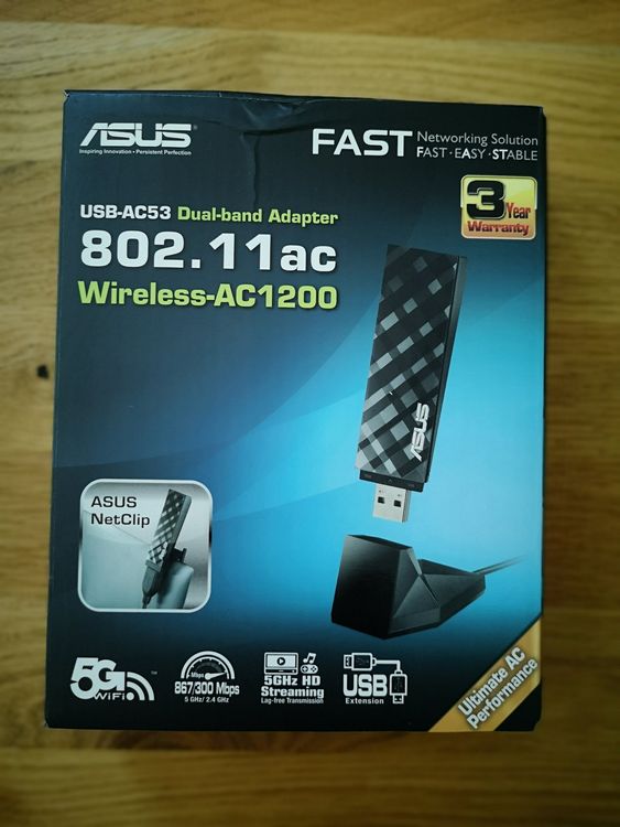 ASUS USB-AC53 Wählbarer Dual-Band Wireless-AC1200-Adapter | Kaufen auf ...