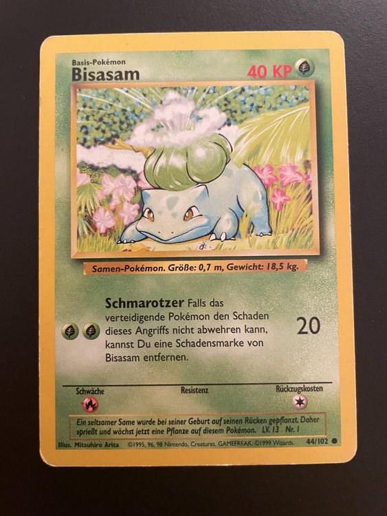 Bisasam Base Set 44/102 (Gebraucht) in Zürich für CHF 1 – mit Lieferung ...