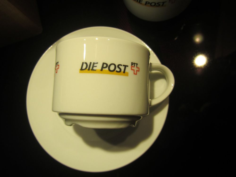 6er Set Espresso Tassen Langenthal Die Post Werbung (Neu und ...