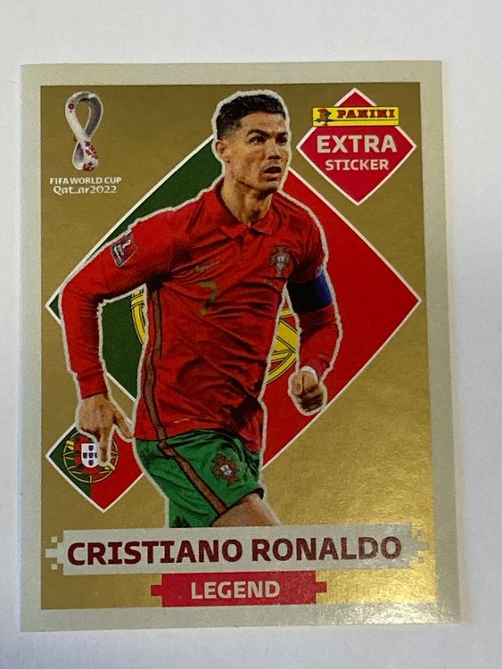 Panini Extra Sticker Cristiano RONALDO GOLD | Kaufen auf Ricardo