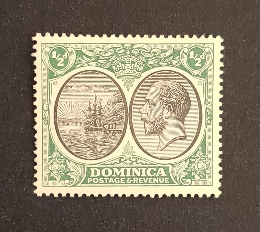 Dominica 1923, Seal of Colony and George V, ungestempelt | Kaufen auf ...
