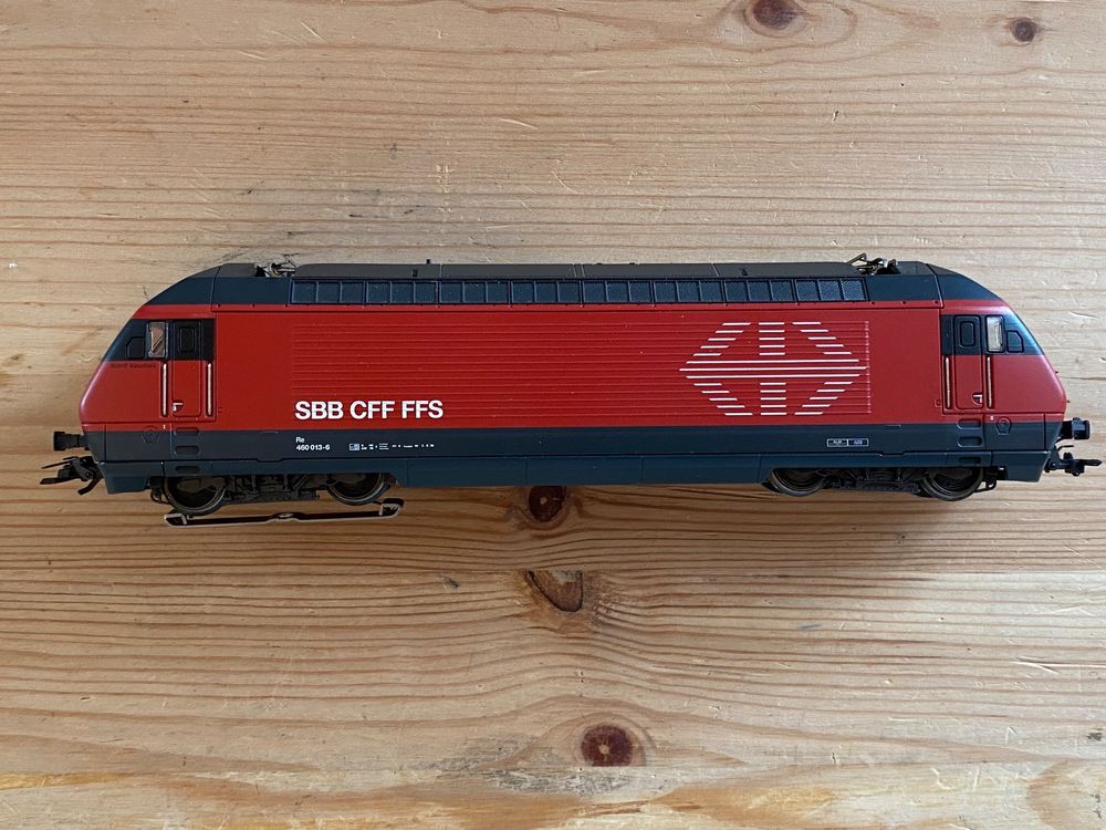 Märklin: Re 460 rot, neuer mfx-Decoder, neuer HLM / LED (Gebraucht) in ...