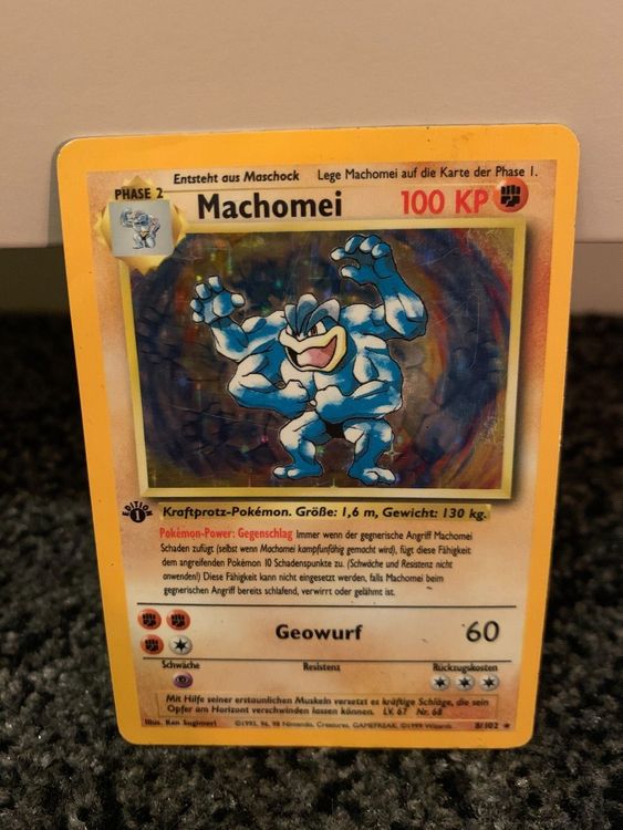 Machomei Holo Base Set 1. Edition (Gebraucht) in Frauenfeld für CHF 20 – mit Lieferung auf ...