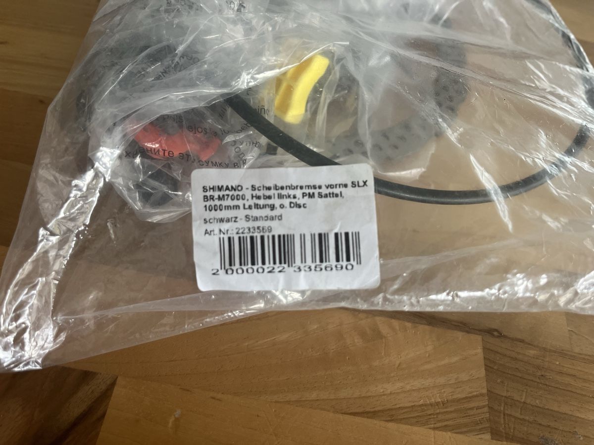 Shimano SLX/XT Scheibenbremse, vorne und hinten, neu (Neu und ...