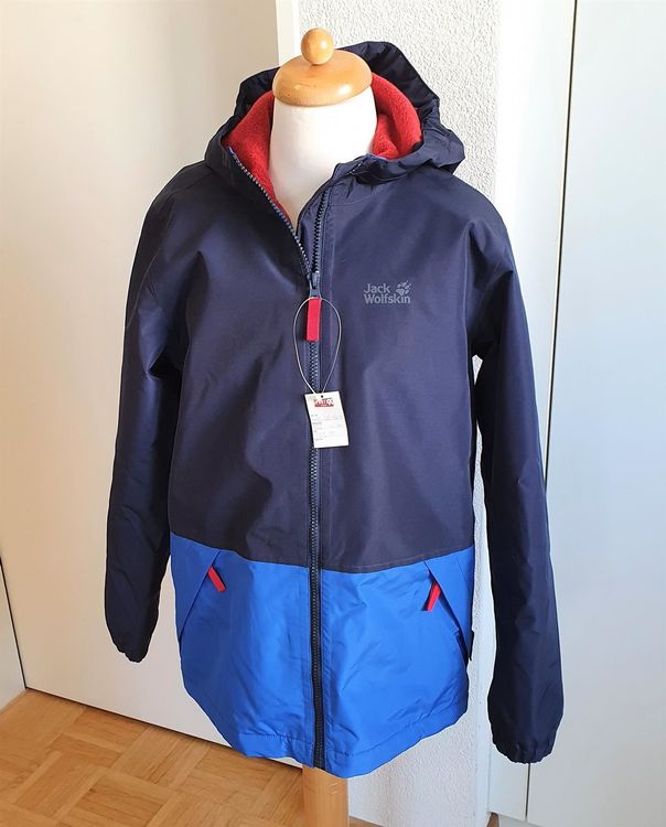 neue warme Jacke von Jack Wolfskin - 152 | Kaufen auf Ricardo