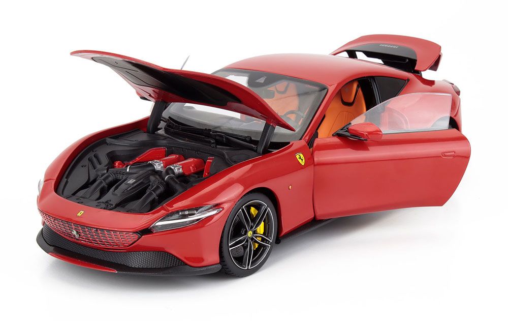 1:18 Ferrari Roma 2019 Rosso Corsa Polistil (Neu und originalverpackt ...