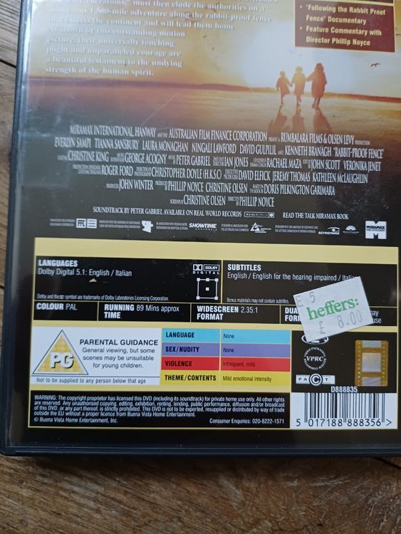 Rabbit-Proof Fence DVD – Drama für Filmfans zu verkaufen! (Gebraucht ...