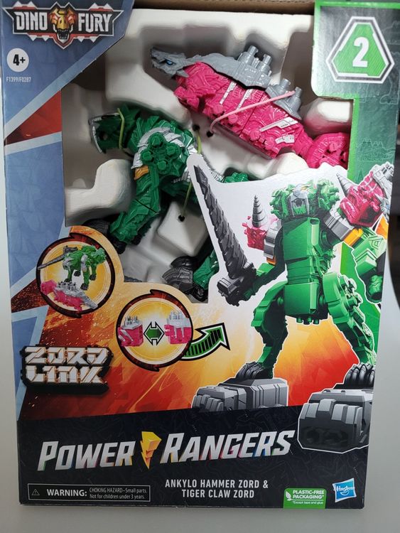 Power Rangers 2 Ankylo Hammer Zord & Tiger Claw Zord | Kaufen auf Ricardo