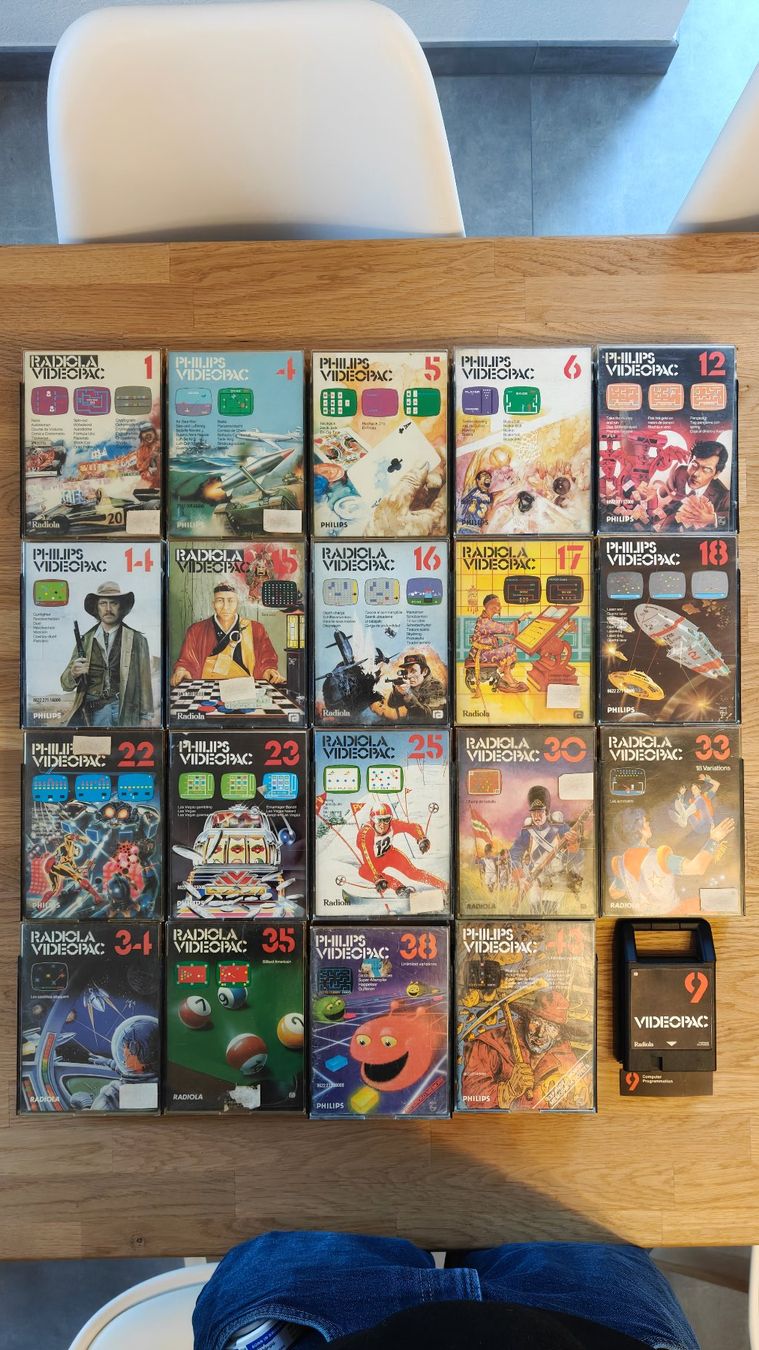 Radiola Jet 25 (Philips Videopac G7000) en Boîte + 21 Jeux (D'occasion ...