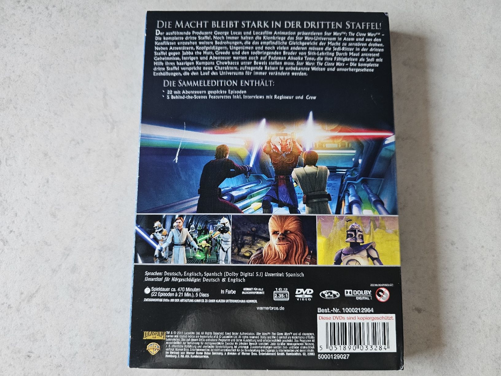 The Clone Wars - Die komplette Staffel 3 (Star Wars) (Gebraucht) in ...