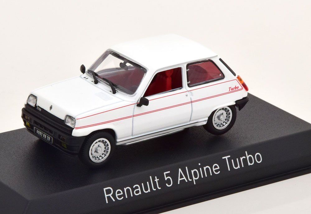 Renault 5 Alpine Turbo 1980-1984 weiss / schwarz / rot 1:43 (Neu und ...