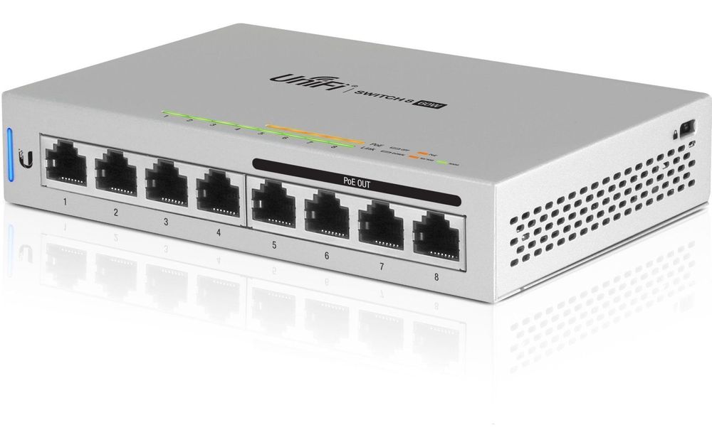 Ubiquiti PoE Switch UniFi US-8-60W 8 Port #19X (Gebraucht) in ROMBACH ...