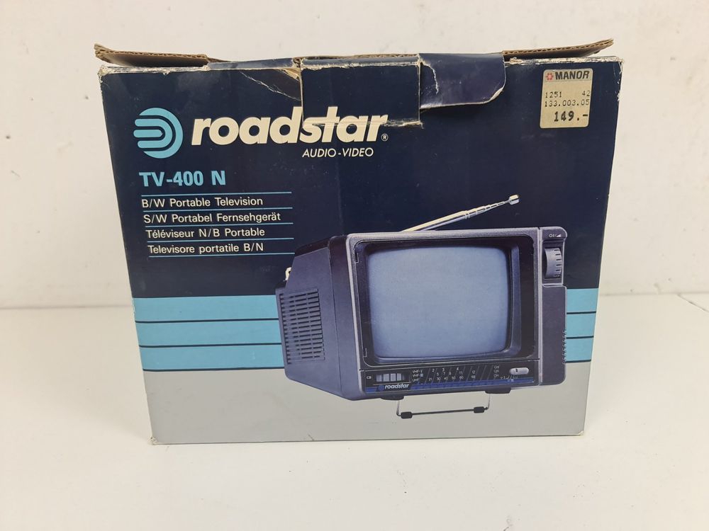 Portabler Mini-TV - Roadstar - "NEU" in OVP - TOP! - ab 1.-! (Gebraucht) in Riehen für CHF 7 ...