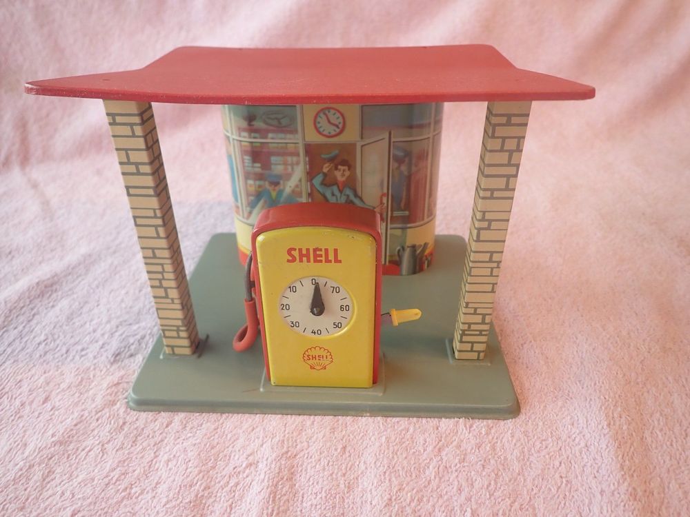 schöne alte SHELL Tankstelle aus Blech | Kaufen auf Ricardo