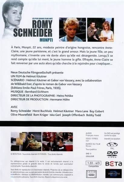 MONPTI - Romy Schneider Horst Buchholz Helmut Käutner - DVD (Neu ...