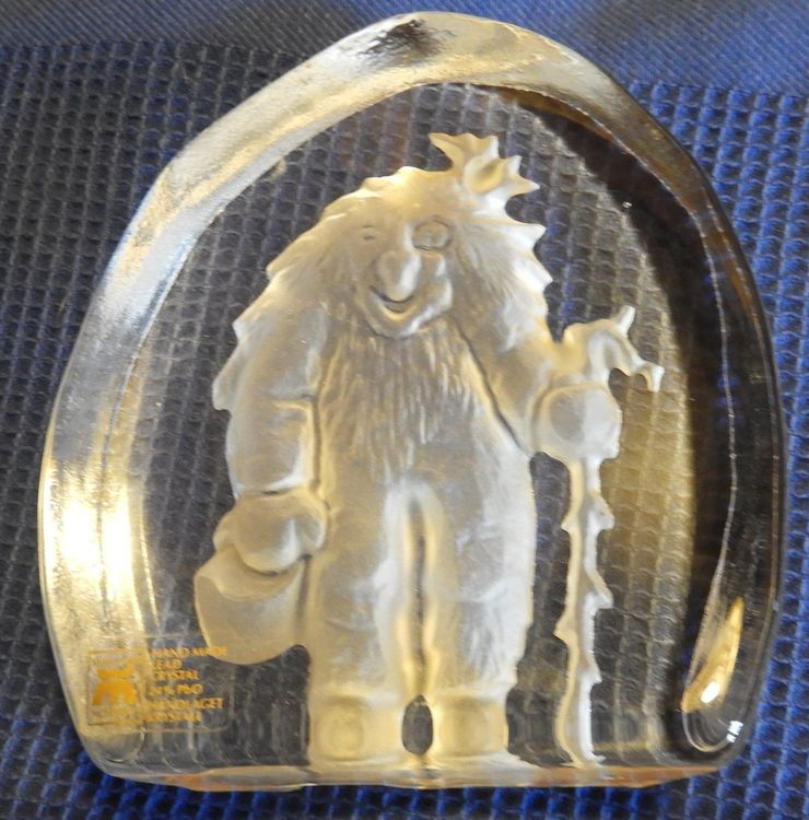 TROLL KITTELSEN KRISTALL , 590 GR.MAGNOR NORWAY NEU, (Neu (gemäss ...