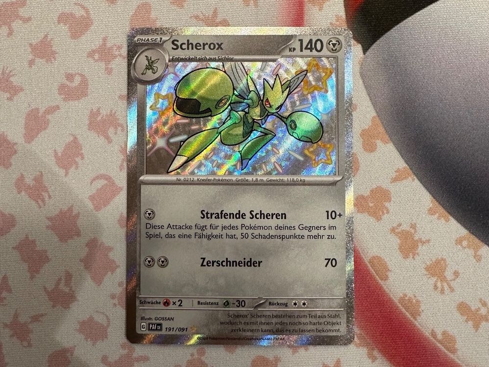 Scherox PAF 191/091 DE Pokemon Paldeas Schicksale | Kaufen auf Ricardo