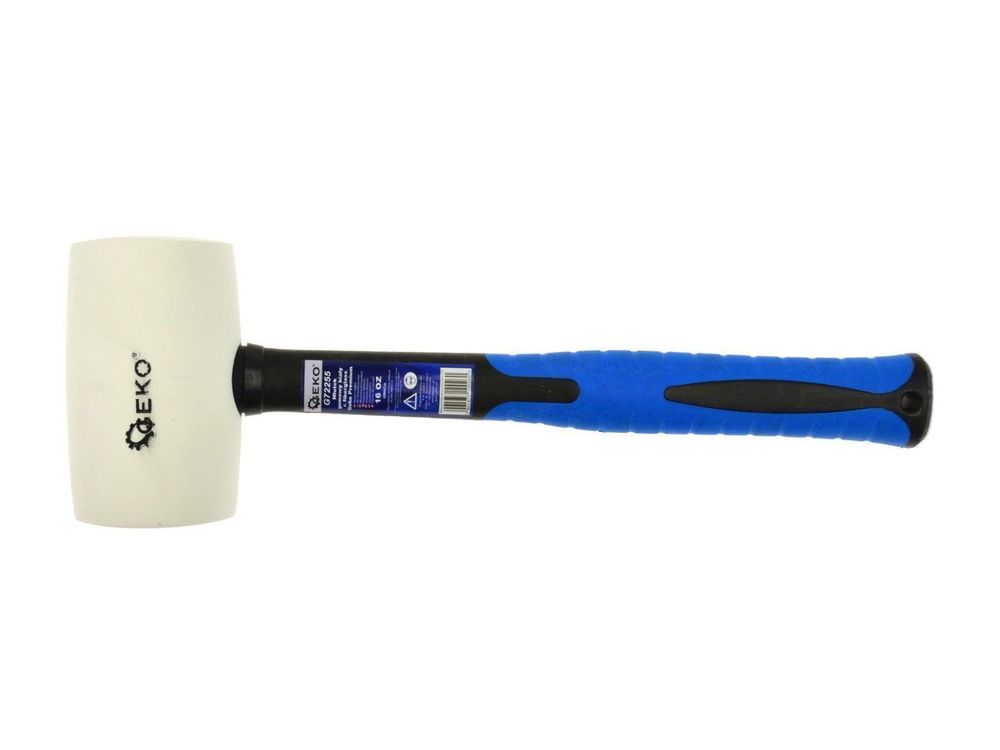 450g Gummihammer mit Glasfaser Griff 320mm lang von GEKO | Kaufen auf ...