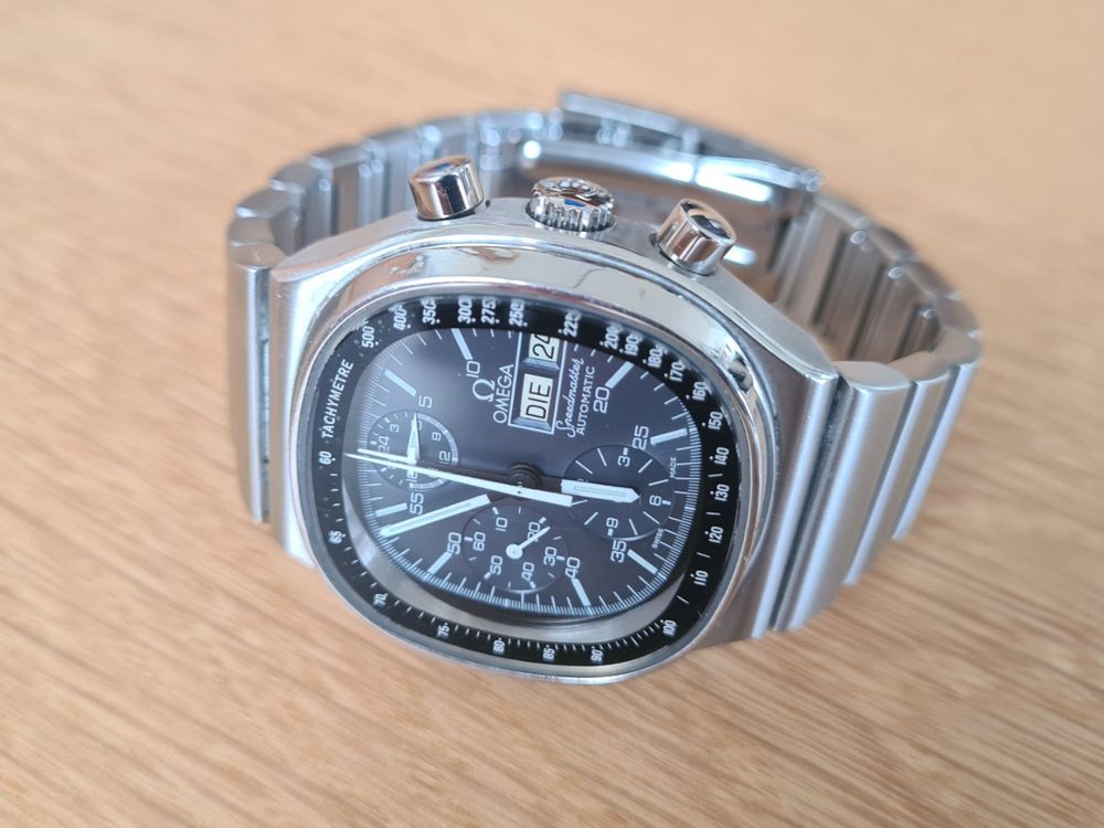Seltene Vintage Omega Speedmaster "TV" Chronograph von 1975 (Gebraucht ...
