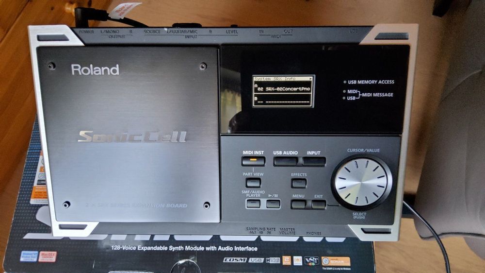 Roland Sonic Cell avec module piano SRX02 et support (Gebraucht) in ...