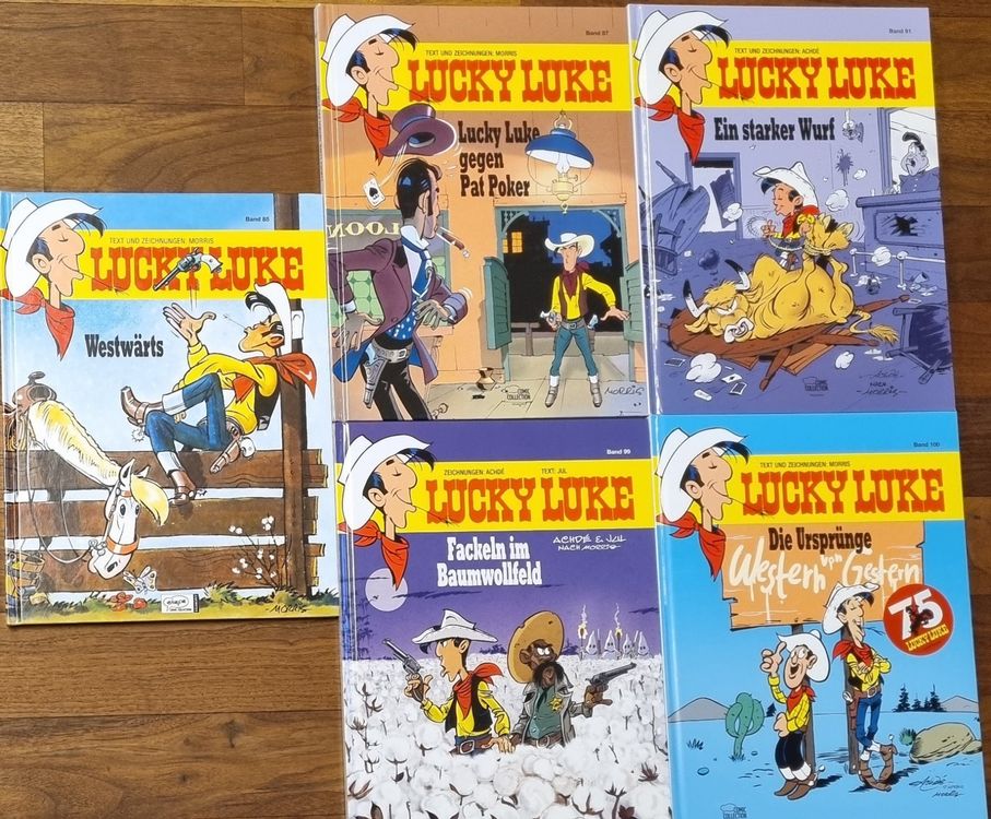 5x Lucky Luke Comics (gebunden) (Neu (gemäss Beschreibung)) in Murten ...