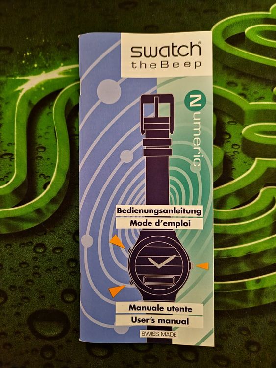 SWATCH PAGER "The Beep Numeric" Vintage 1995 Sammlerstück (Neu (gemäss ...