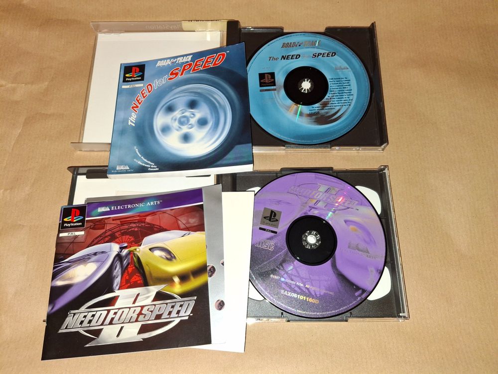 Need for Speed PS1 Sammlung: 1 II III Hot Pursuit Porsche .. (Gebraucht ...