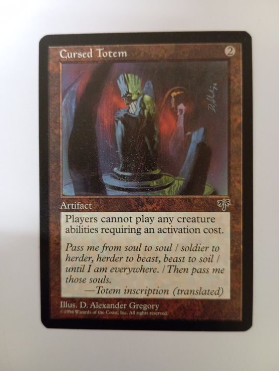 MTG Single: Cursed Totem NM/EX EN (Neu (gemäss Beschreibung)) in Biel ...