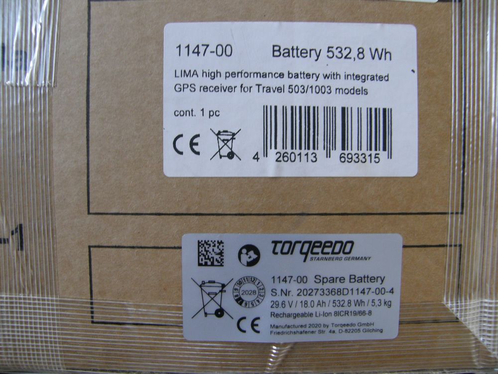 Torqueedo Travel 1003S mit grossem Akku., incl. Dokumente (Gebraucht ...
