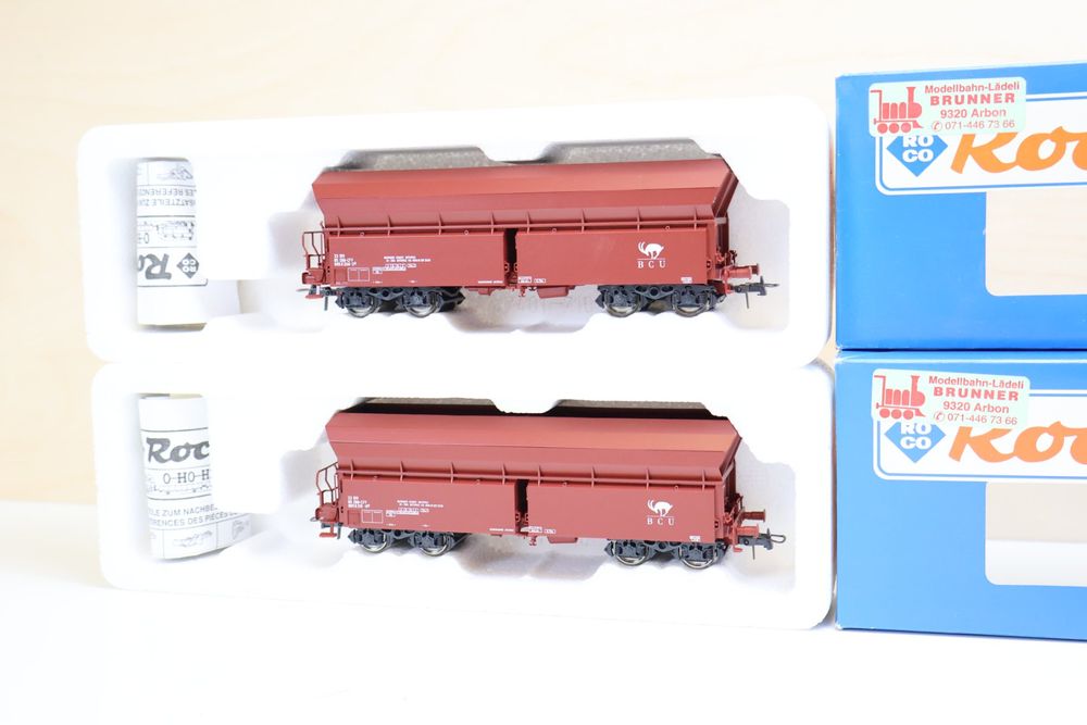 Roco 2 x SBB Kieswagen BCU 47401 (Gebraucht) in Winterthur für CHF 86 ...