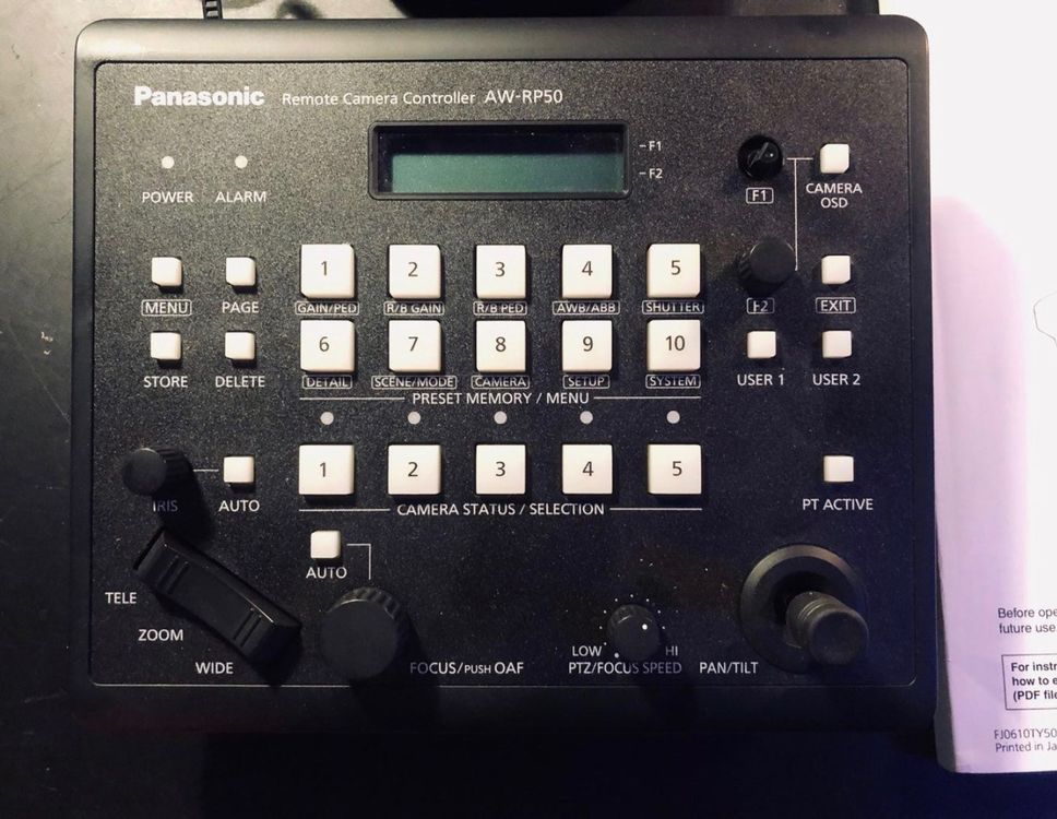 Panasonic AW-RP50 PTZ (Gebraucht) in Gland für CHF 399 – mit Lieferung ...