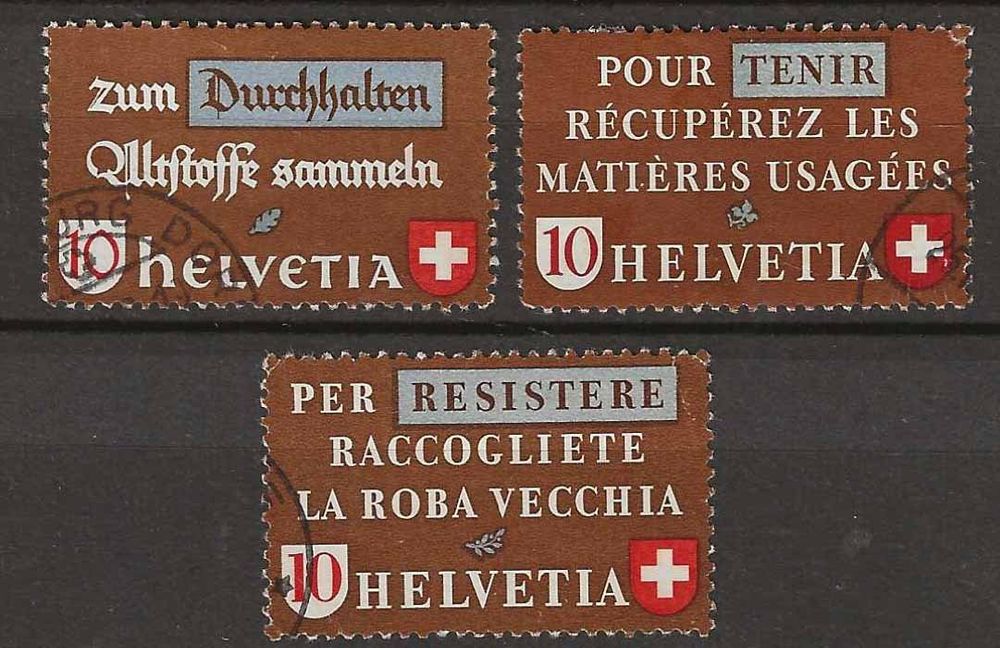CH254 - Durchhalten, Tenir, Resistere obl. (Gebraucht) in Trélex für ...